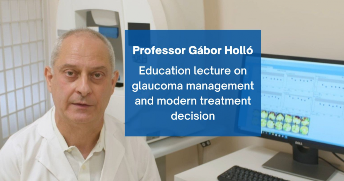 Video: Professor dr. Gábor Holló; Education lecture on glaucoma ...